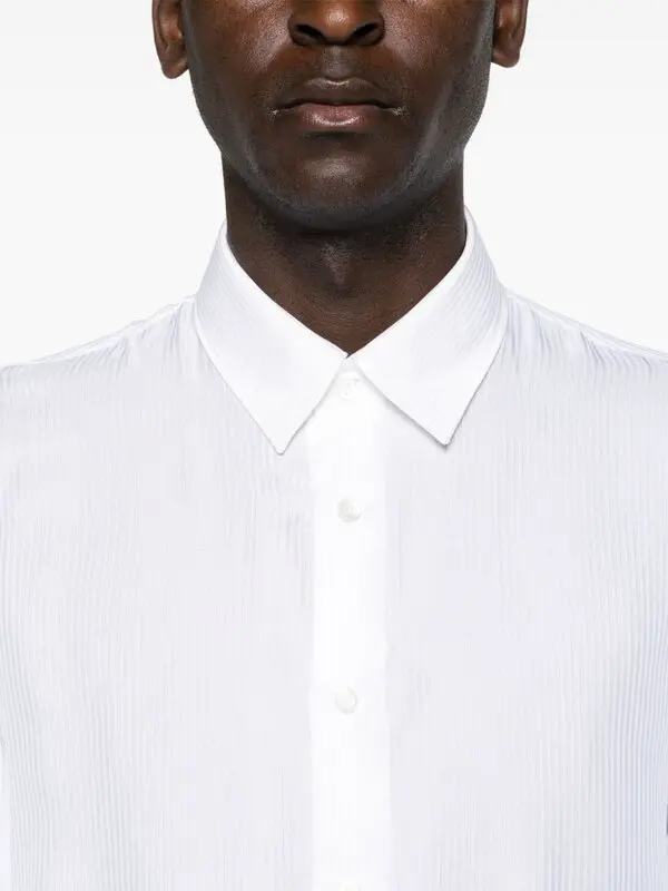 Patrizia Pepe Long-sleeve Striped-jacquard Shirt