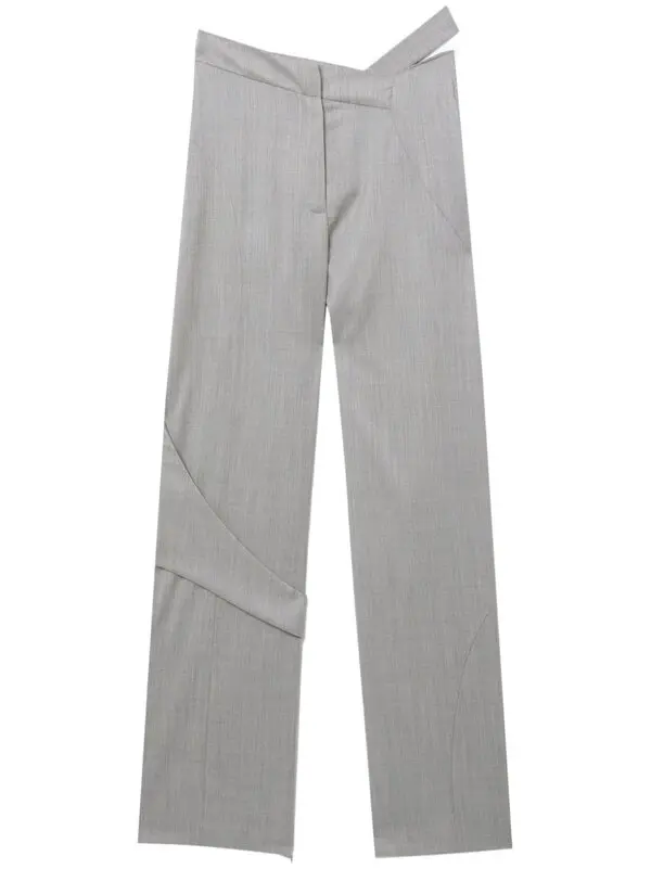 HELIOT EMIL Wool Asymmetric Trousers