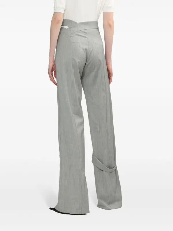 HELIOT EMIL Wool Asymmetric Trousers
