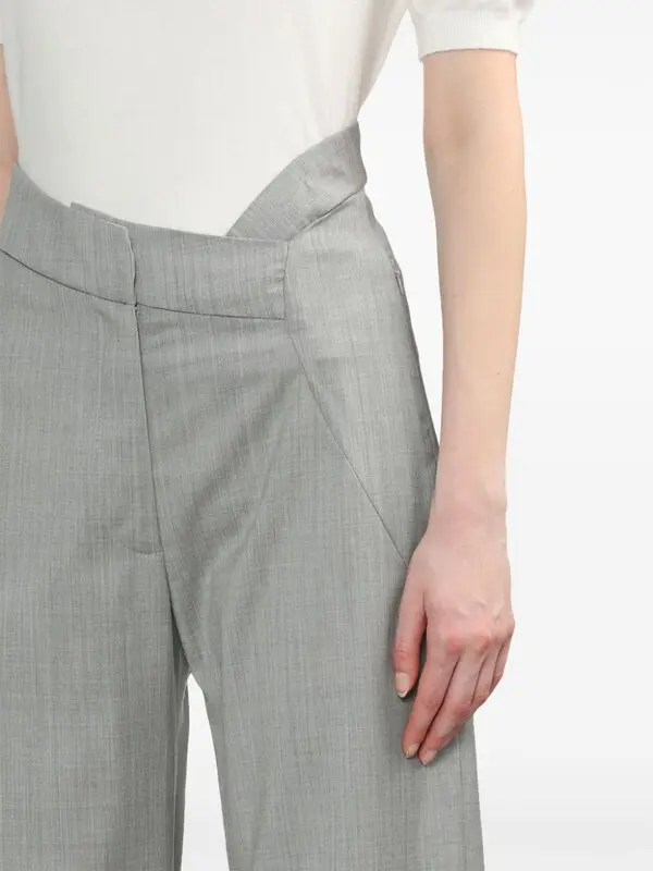 HELIOT EMIL Wool Asymmetric Trousers