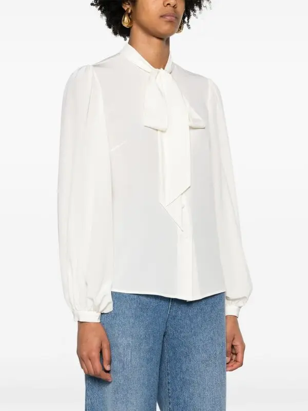 Etro Pussy-bow Silk Shirt