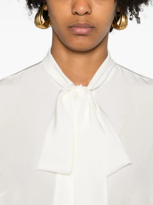 Etro Pussy-bow Silk Shirt
