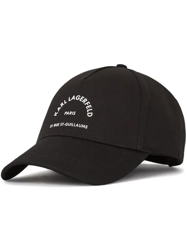 Karl Lagerfeld Rue St-guillaume Baseball Cap - Black
