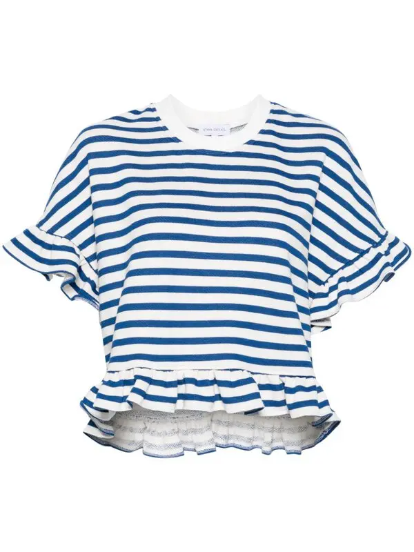 IOANA CIOLACU Striped Jersey Sweatshirt