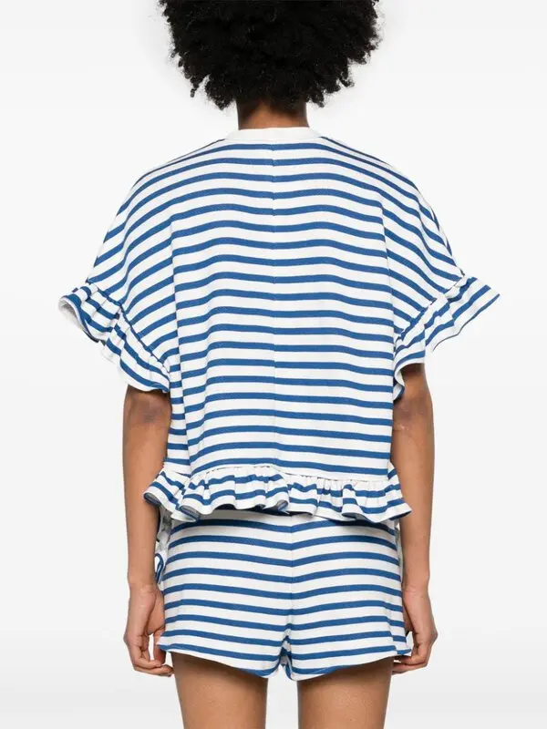 IOANA CIOLACU Striped Jersey Sweatshirt