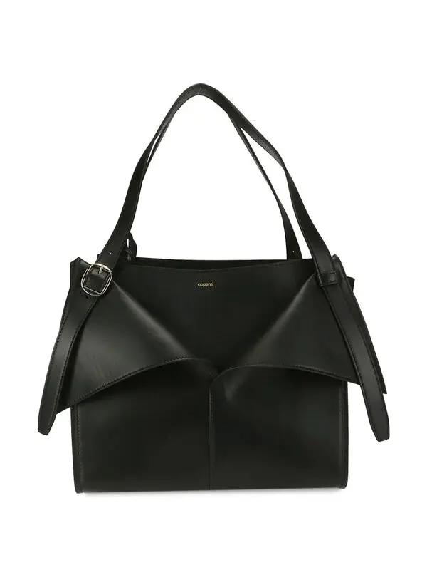 Coperni Medium Belt Leather Cabas Bag - Black
