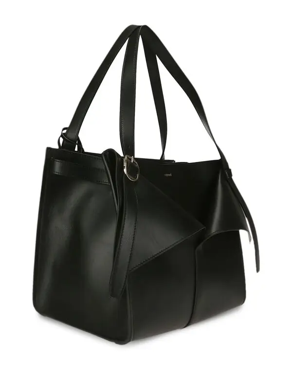 Coperni Medium Belt Leather Cabas Bag - Black