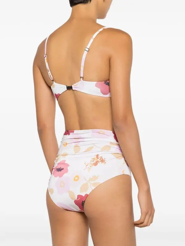 CLUBE BOSSA Apfel Floral-print Bikini Top