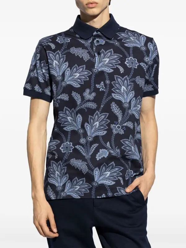 Etro Botanical-print Cotton Shirt
