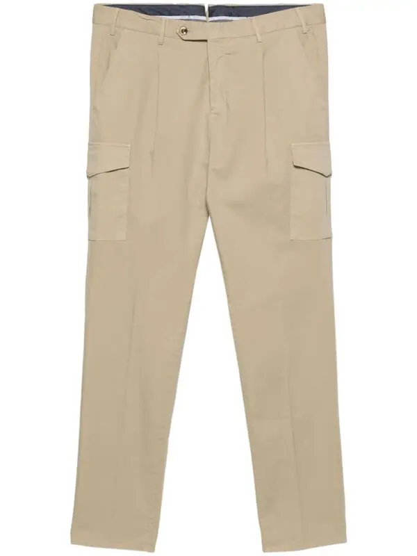 PT TORINO Pressed-crease Slim-fit Trousers