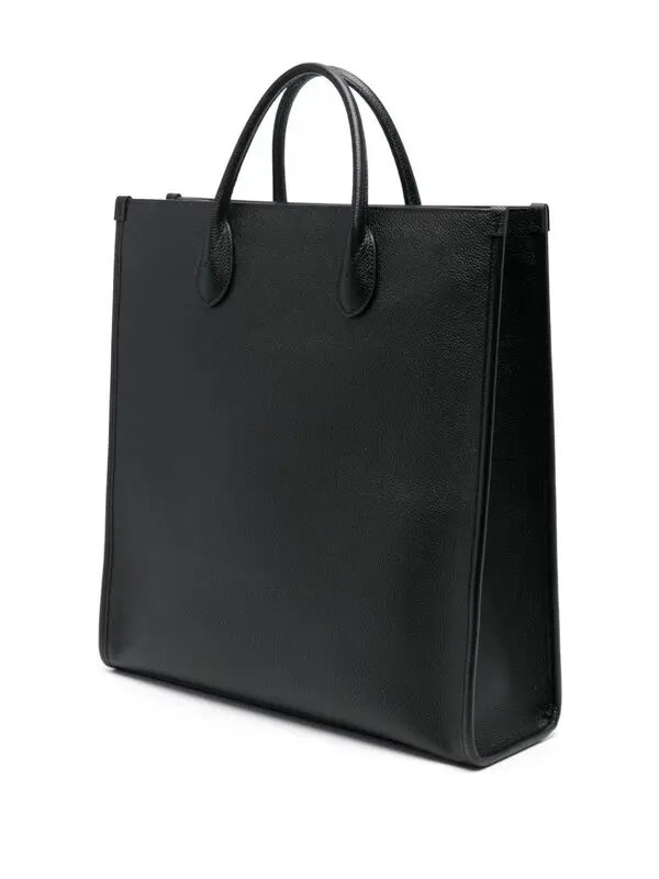 Gucci Logo-embossed Leather Tote Bag