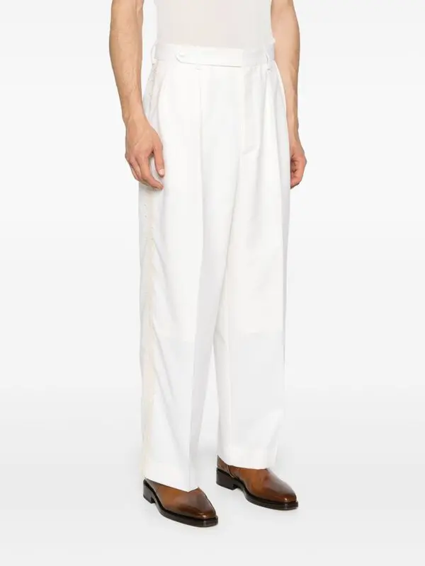 BODE Lace-trim Tapered Trousers