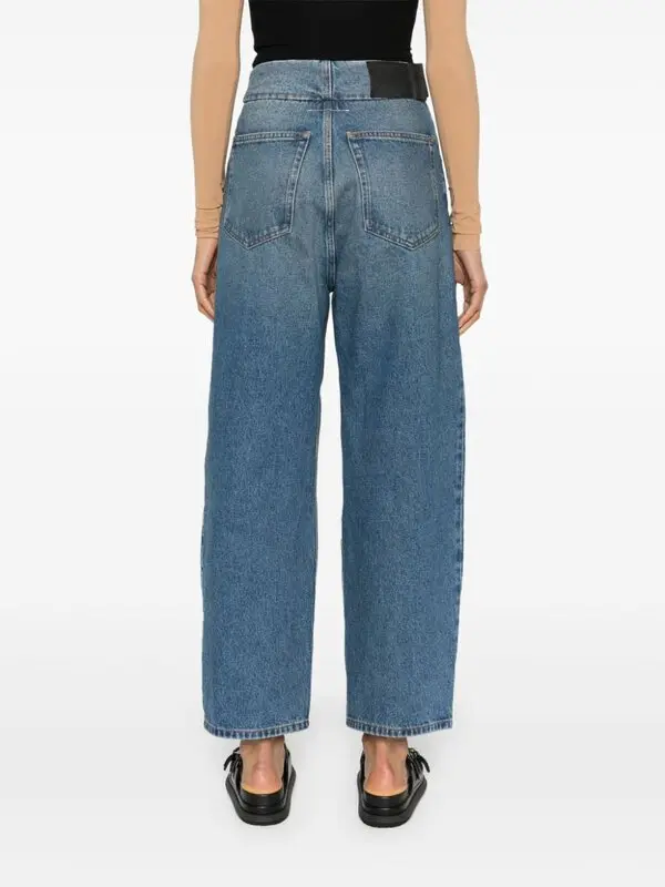 MAISON MARGIELA High-rise Wide-leg Jeans - Blue