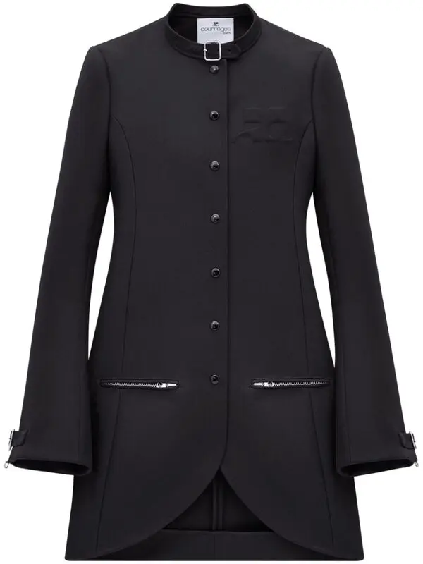 COURREGES Ellipse Single-breasted Coat