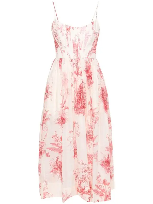 Waverly Corset Midi Dress