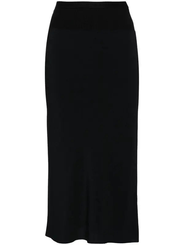 Rick Owens Lido Bias Skirt - Black