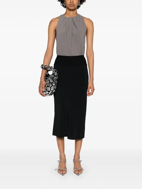 Rick Owens Lido Bias Skirt - Black