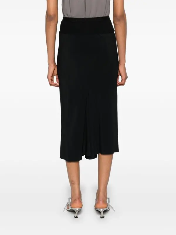 Rick Owens Lido Bias Skirt - Black