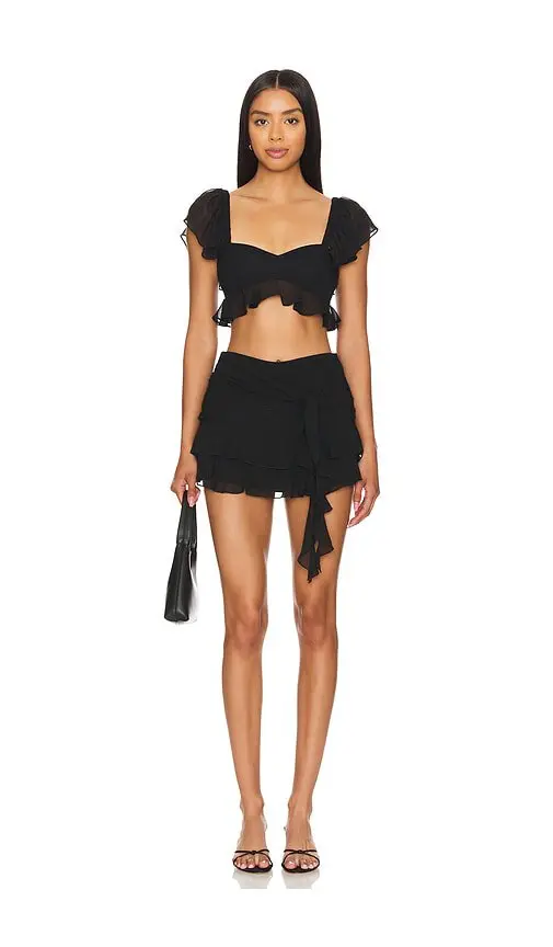 Amanda Uprichard Aliyah Crop Top