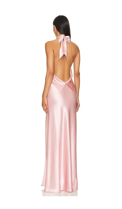 princess polly baby blue dress Significant Other Darcy Backless Halter Dress