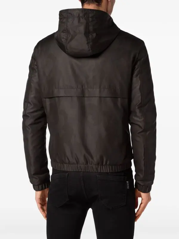 Philipp Plein Camouflage-print Hooded Jacket