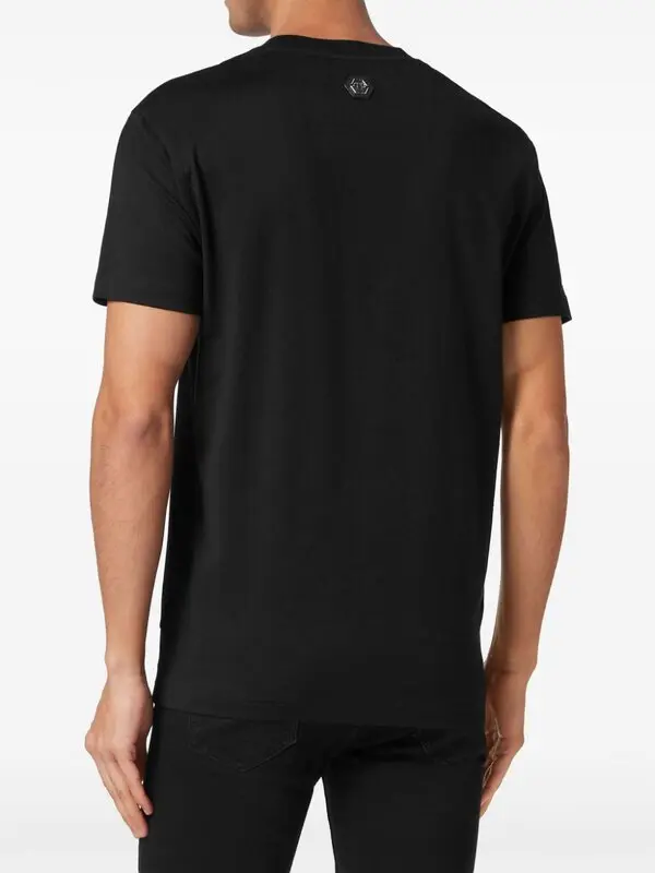 Philipp Plein Logo-print Cotton T-shirt - Black