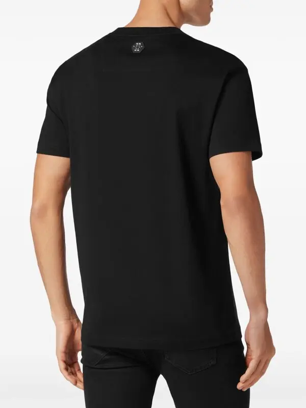 Philipp Plein Teddy Bear Cotton T-shirt - Black