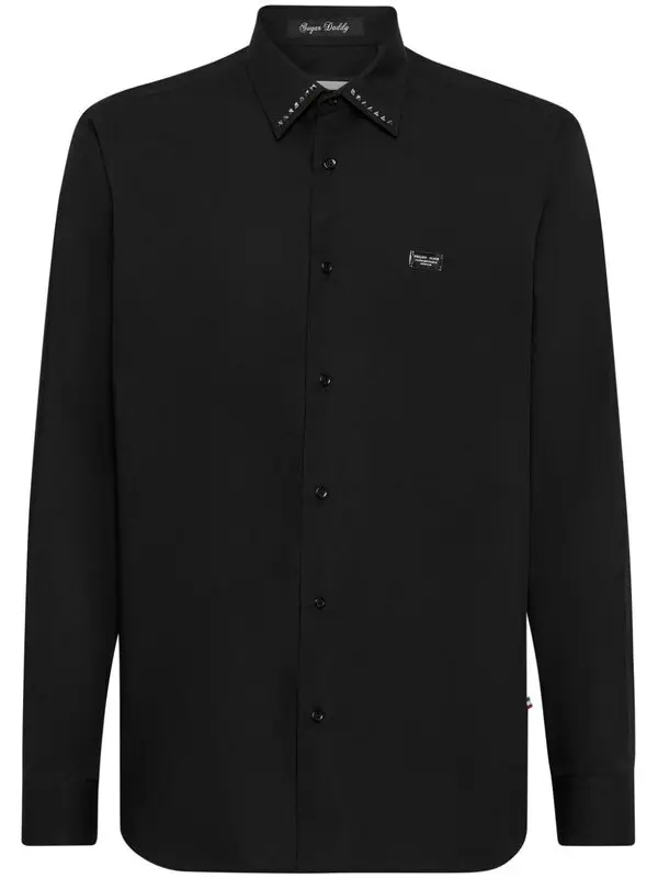 Philipp Plein Stud-detailing Poplin Shirt