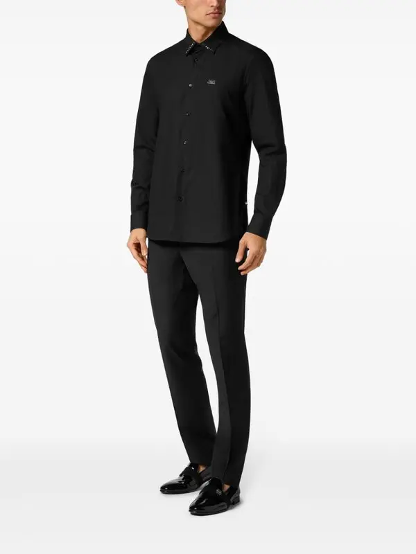 Philipp Plein Stud-detailing Poplin Shirt