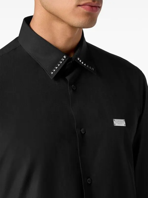 Philipp Plein Stud-detailing Poplin Shirt