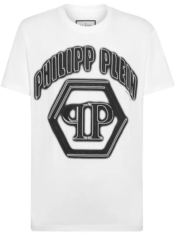 Philipp Plein Logo-print Cotton T-shirt - White