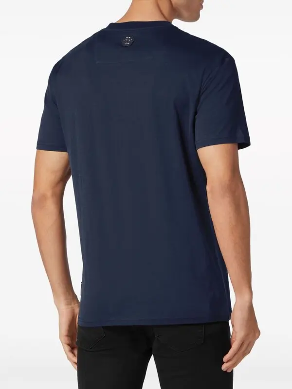 Philipp Plein Skull Logo-print Cotton T-shirt
