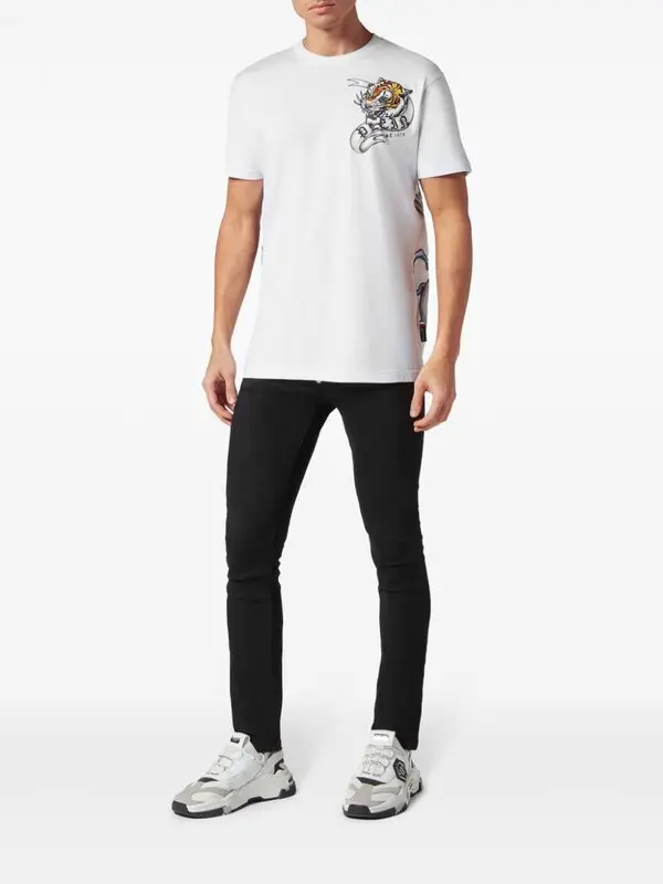 Philipp Plein Ss Tattoo Printed T-shirt