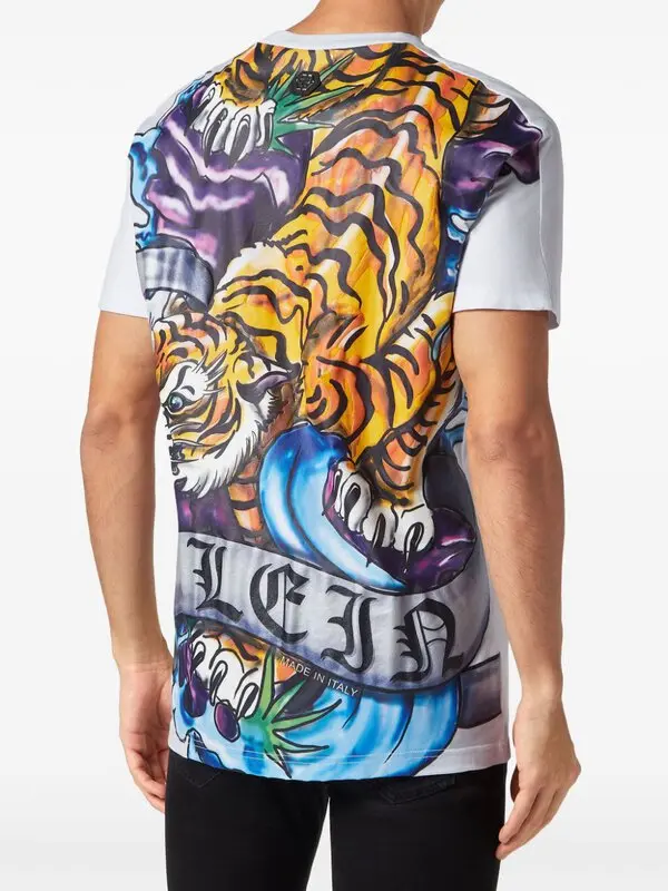 Philipp Plein Ss Tattoo Printed T-shirt