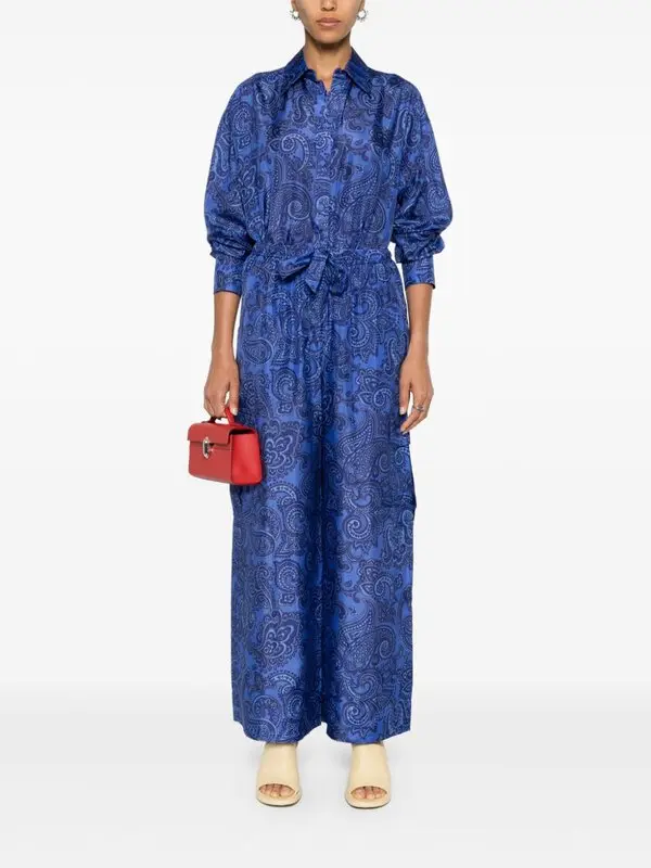 Zimmermann Ottie Silk Palazzo Trousers