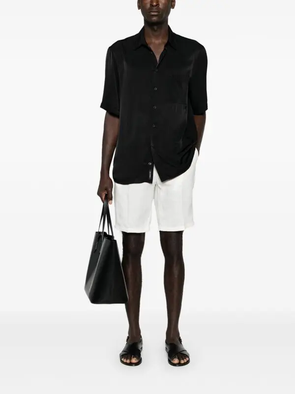 BRIGLIA 1949 Olbias Linen Deck Shorts