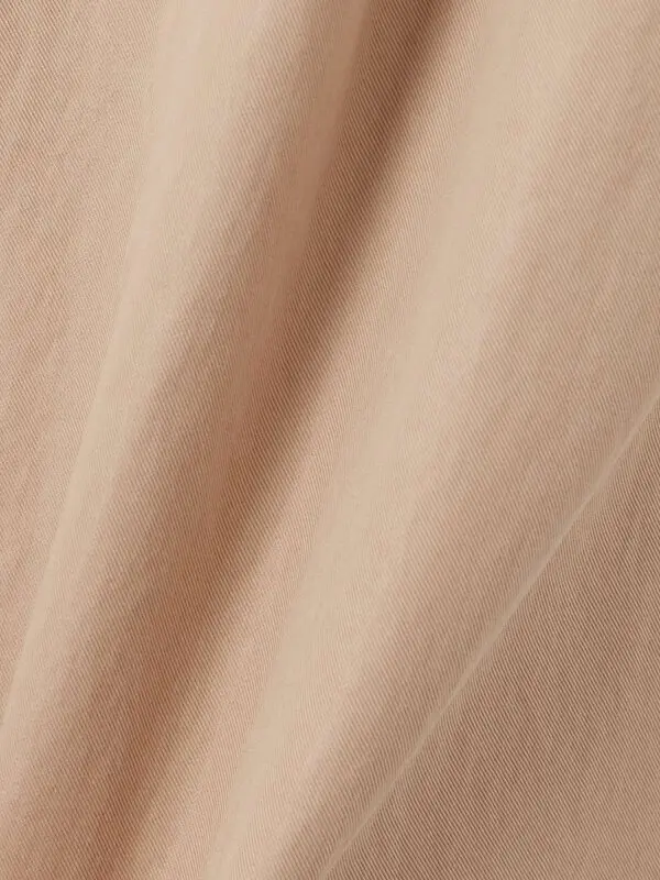 Wardrobe.NYC Pleated Cotton-blend Drill Wide-leg Pants