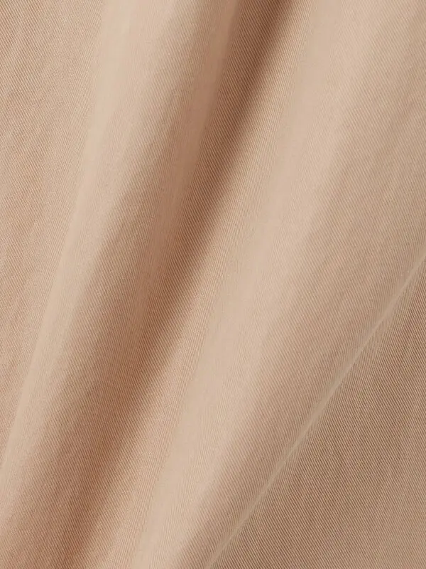 Wardrobe.NYC Pleated Cotton-blend Drill Wide-leg Pants