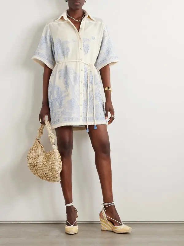 ottie embroidered mini dress Zimmermann OTTIE LACE MINI DRESS - 1238DSS242CRBL