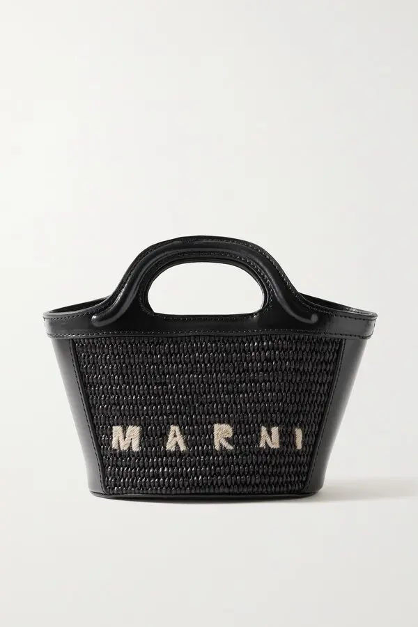 Marni Tropicalia Micro Tote - Black