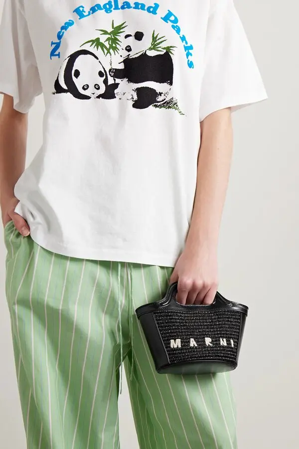 Marni Tropicalia Micro Tote - Black | Editorialist