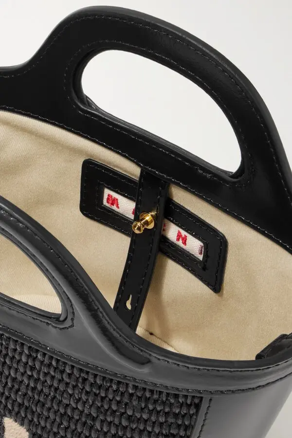 Marni Tropicalia Micro Tote - Black