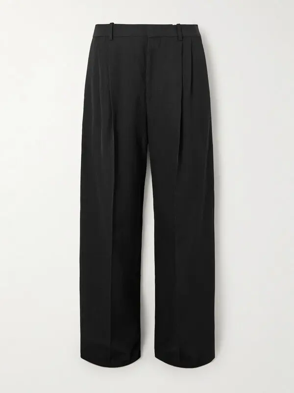 Bottega Veneta Grain De Poudre Wide-leg Trousers