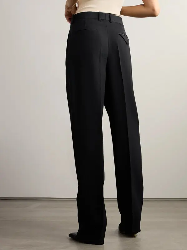 Bottega Veneta Grain De Poudre Wide-leg Trousers