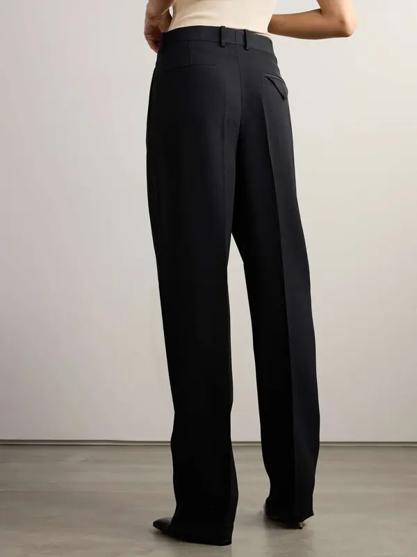 Bottega Veneta Grain De Poudre Wide-leg Trousers
