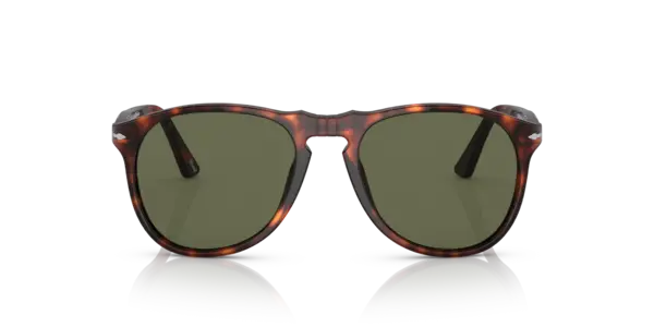 Persol Terra Di Siena Acetate Aviator Sunglasses - Green Polarized