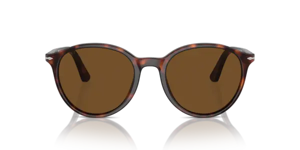 Persol Full Rim Round Sunglasses - Polar Brown