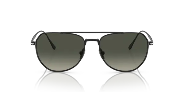 Persol Titanium Pilot Sunglasses - Grey Gradient