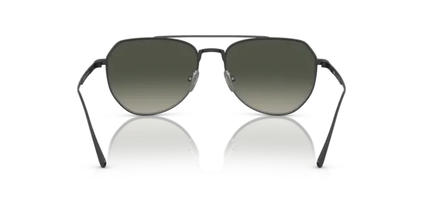 Persol Titanium Pilot Sunglasses - Grey Gradient
