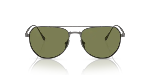 Persol Titanium Aviator Sunglasses - Green